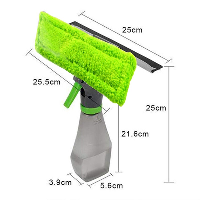Essuie-glace de voiture 3 en 1 Double face jet d'eau verre nettoyant ...
