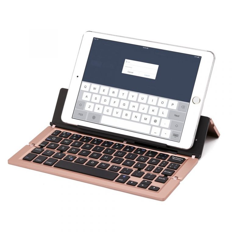 Clavier Portable en aluminium pliable, Compatible pour la plupart des ...