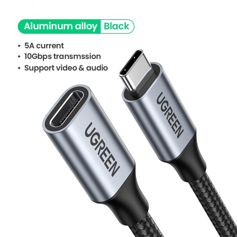 Ugreen USB C rallonge Type C rallonge cordon USB-C Thunderbolt 3 pour ...