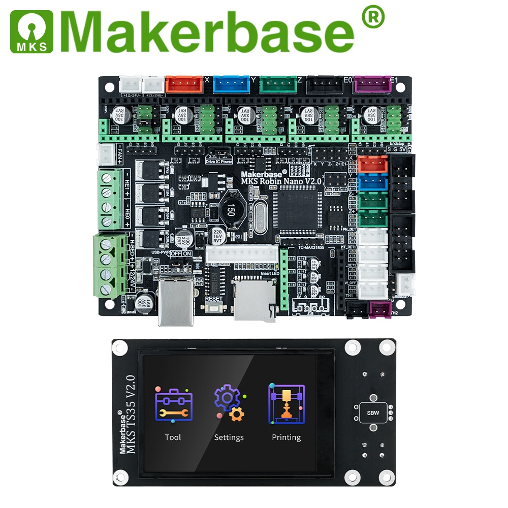 Makerbase MKS Robin Nano V2.0 32Bit carte de commande pièces d ...